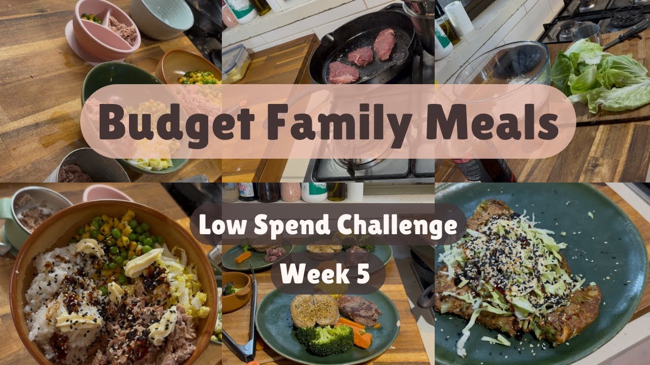 Budget Family Dinners - low spend challenge - week 5 - YouTube