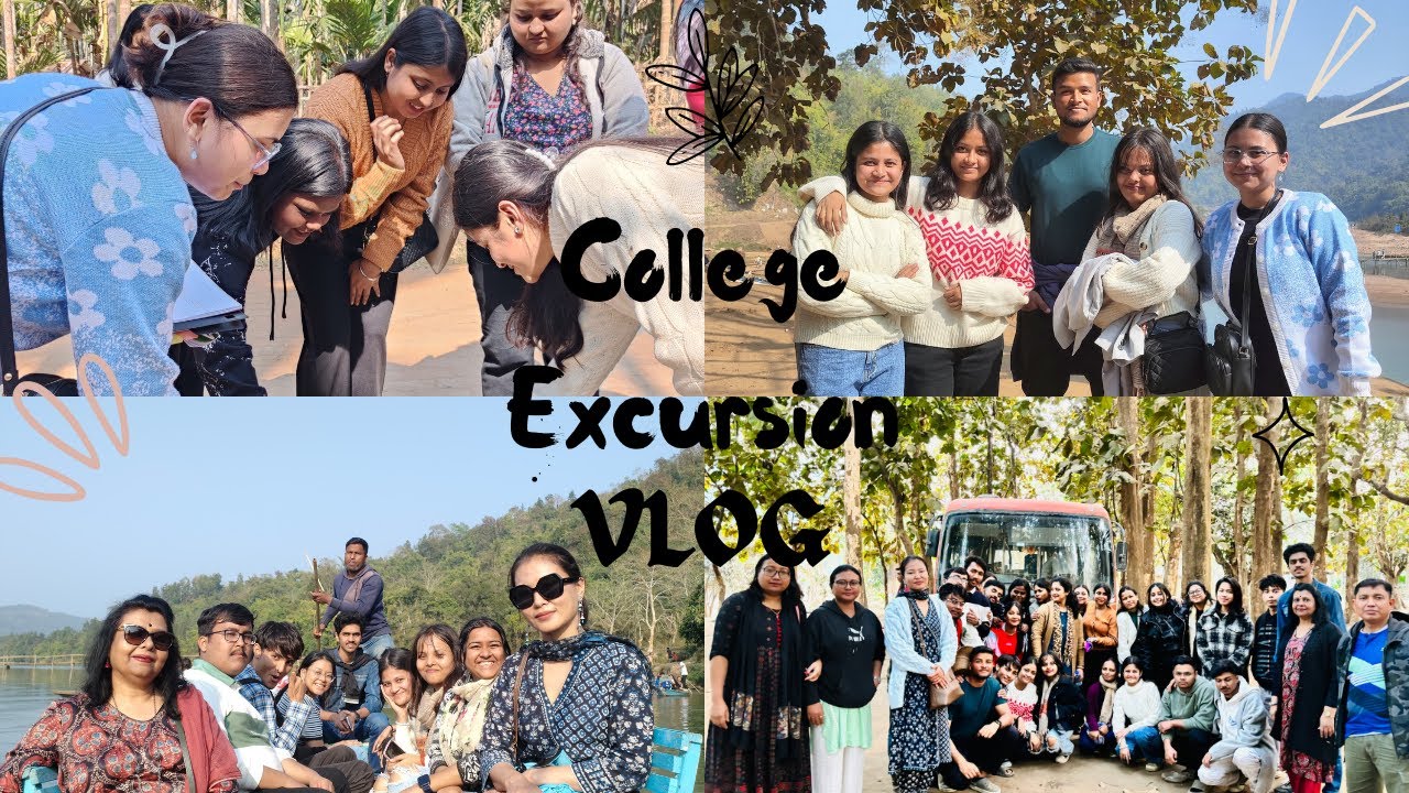 VLOG [Last college Excursion/Picnic from our Department, batch:- 2021 ...