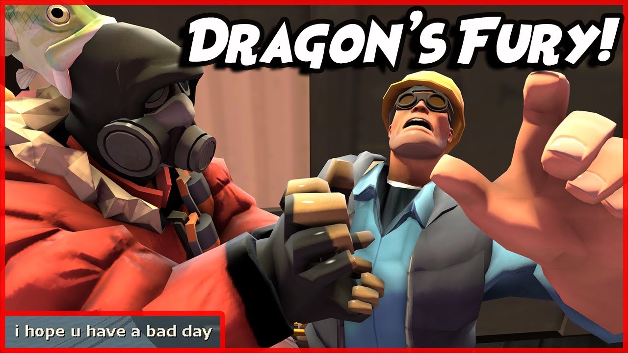 Dragon's Fury Pyro! Team Fortress 2 Pyro Gameplay - YouTube