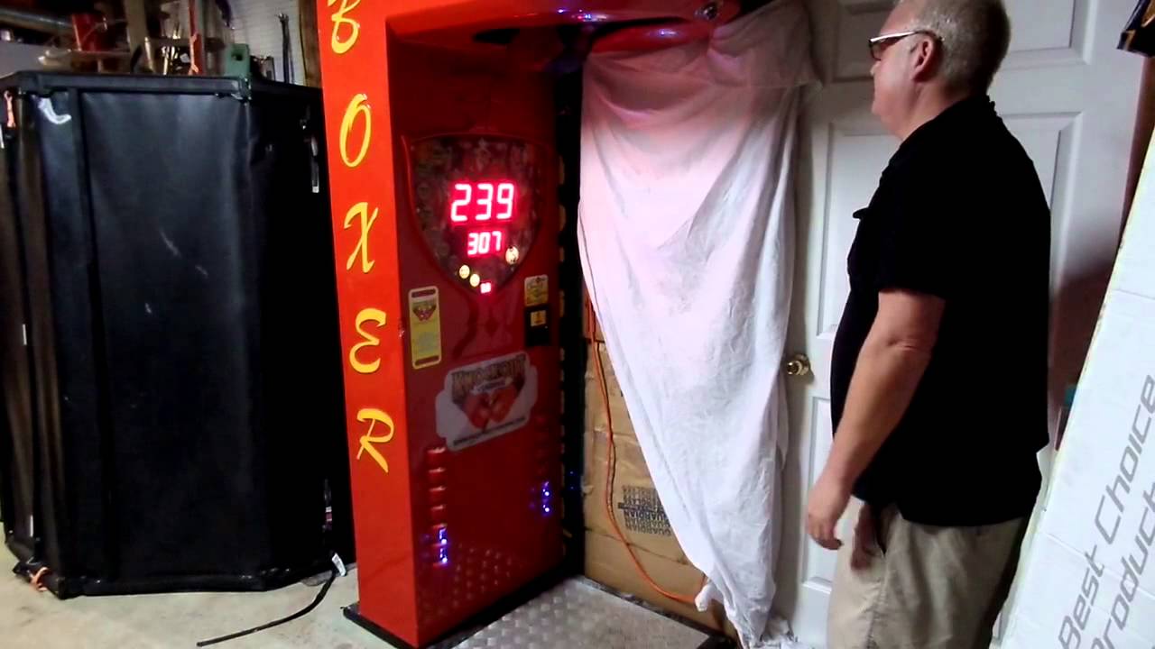 Knock Out Vending Commercial Punching Machine - YouTube