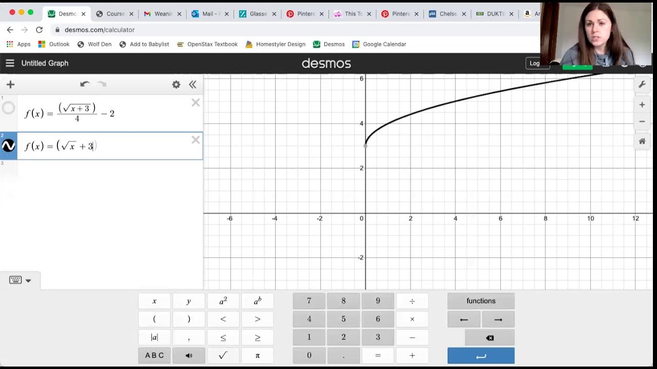 Using Desmos when Graphing Fractions - YouTube