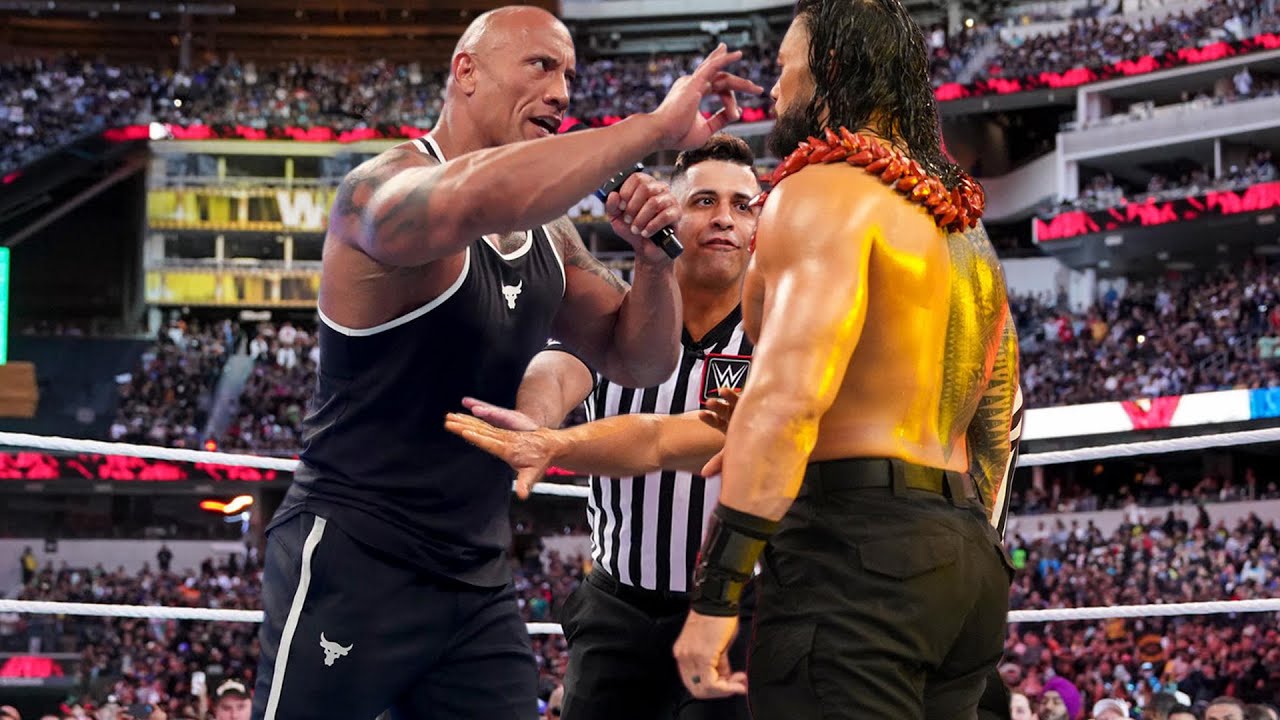 WWE WrestleMania 39 The Rock Returns...Logan Paul Msg To Seth Rollins ...