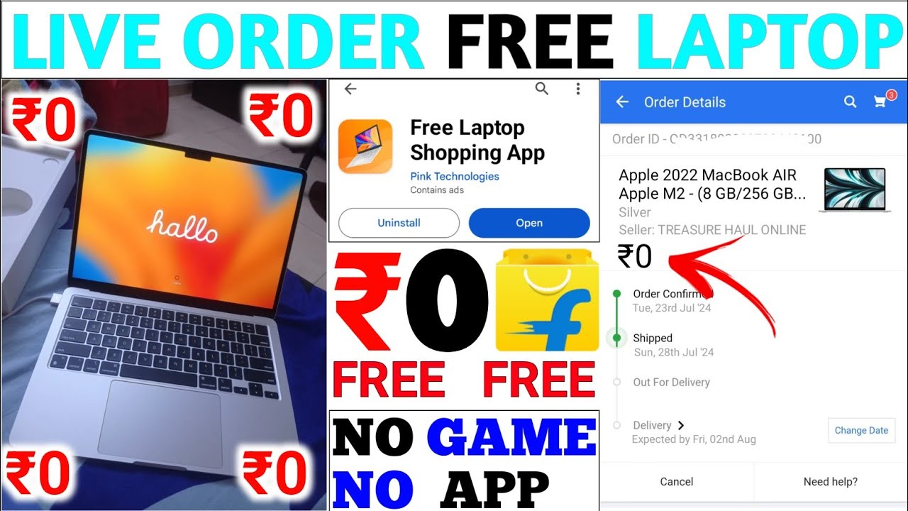 Free MacBook Laptop | How To Get Free Laptops| Free Me Laptop Kaise Le ...