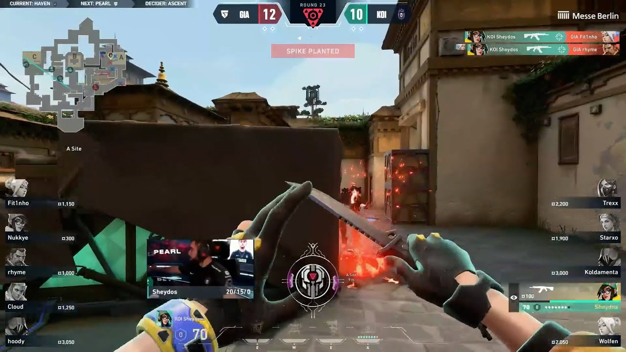 KOI Sheydos 1v2 clutch against Giants | VCT EMEA LCQ - YouTube