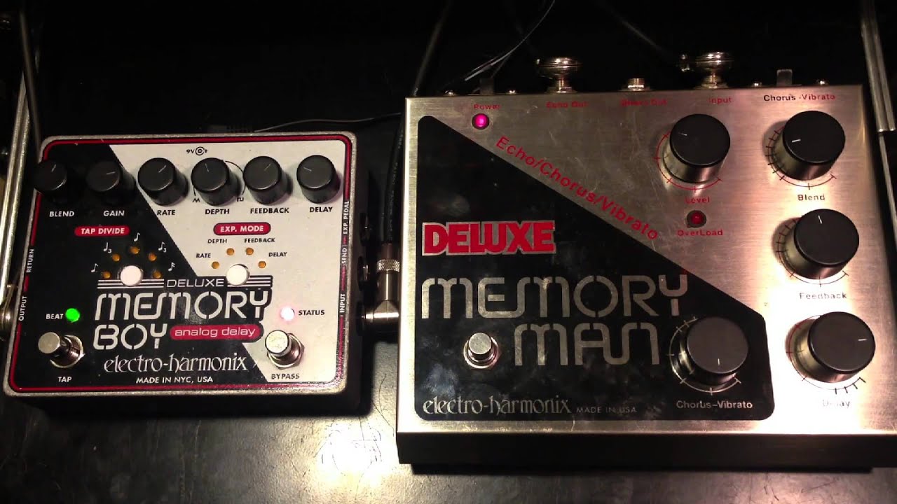 Electro Harmonix Memory Boy vs Memory Man - YouTube