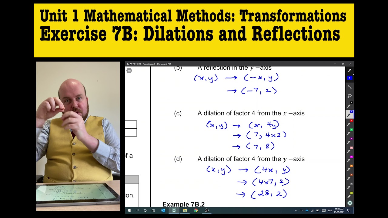 Unit 1 Maths Methods: Transformations - 7B: Dilations - YouTube