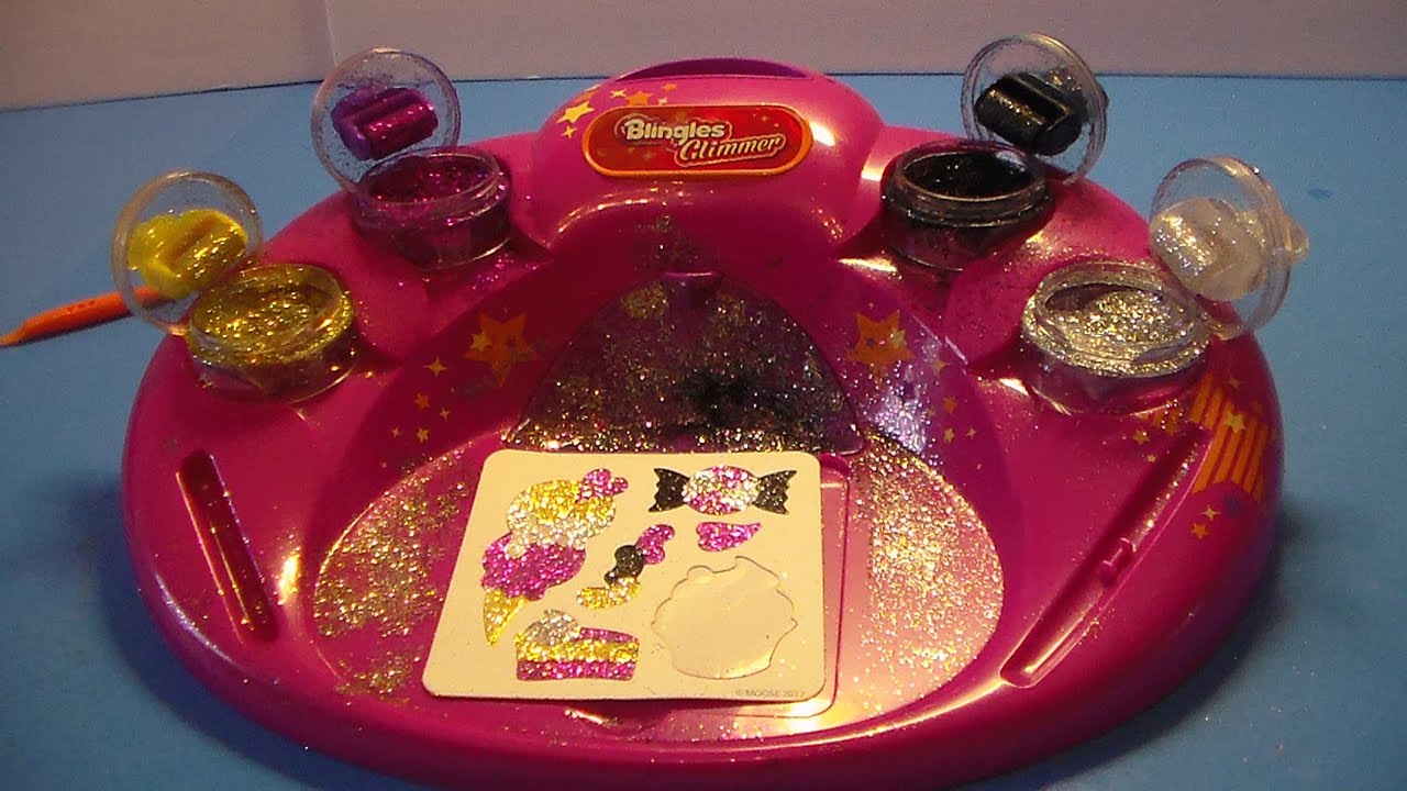 Blingles Glimmer Glam Styler Craft & Activity Kit Glitter Stickers ...