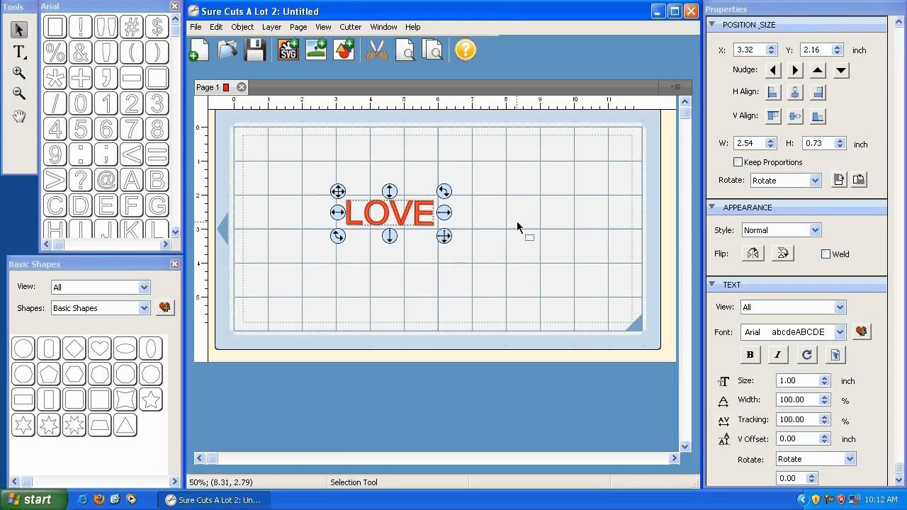 SCAL: Basic Text & Shapes Overview - YouTube