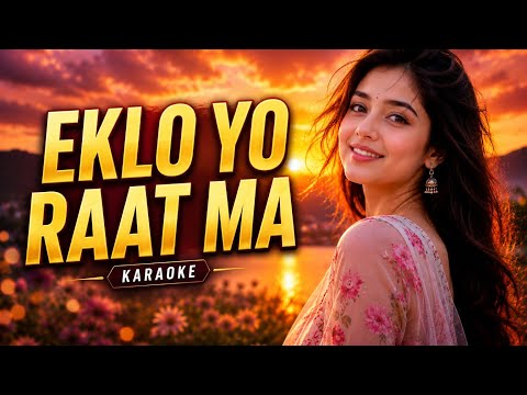 Eklo yo raat maa | Chihan ki pari high quality karaoke with lyrics 