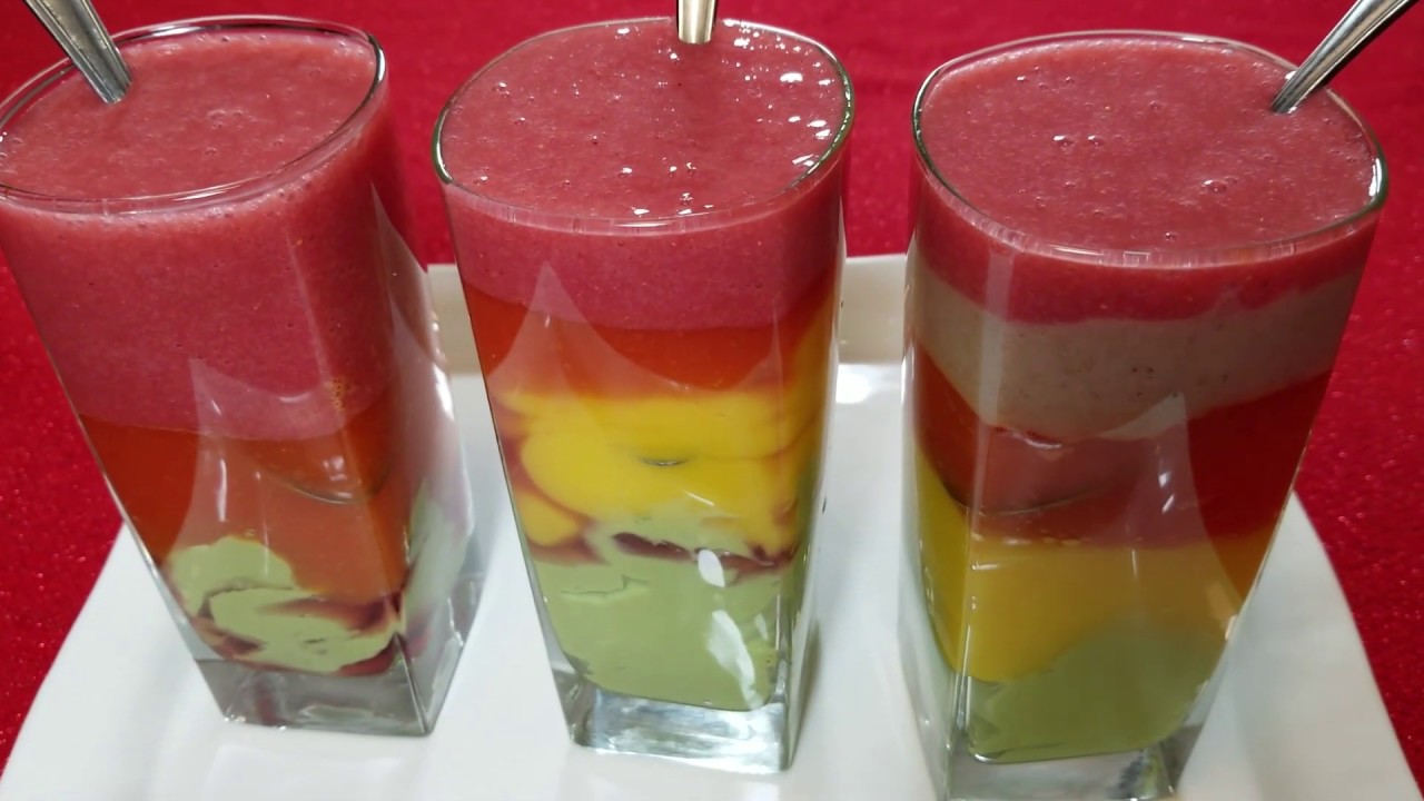 How to make colorful & healthy juice/ጤናማ የጭማቂ(የስፕሪስ) አሰራር - YouTube