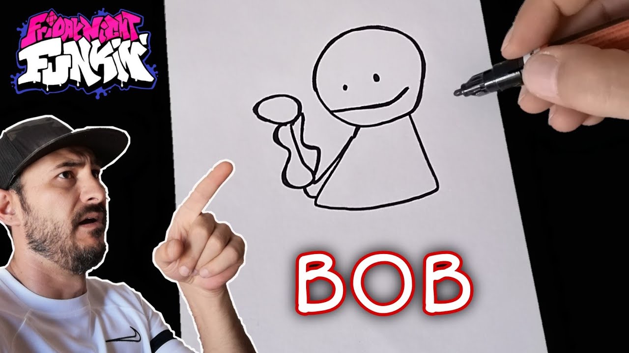 COMO DIBUJAR A BOB DE FRIDAY NIGHT FUNKIN | MUY FÁCIL | how to draw fnf ...