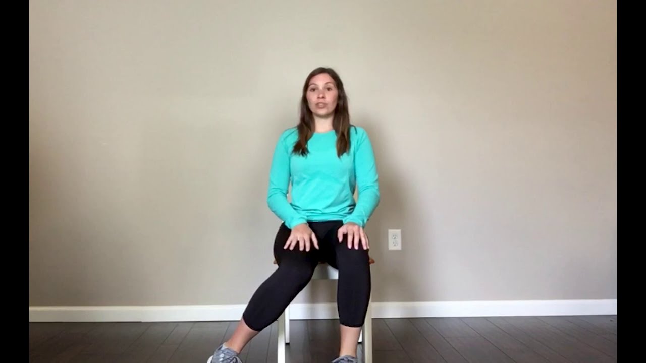 At Home Exercises for Residents, Part 3: Seated Leg Abduction - YouTube
