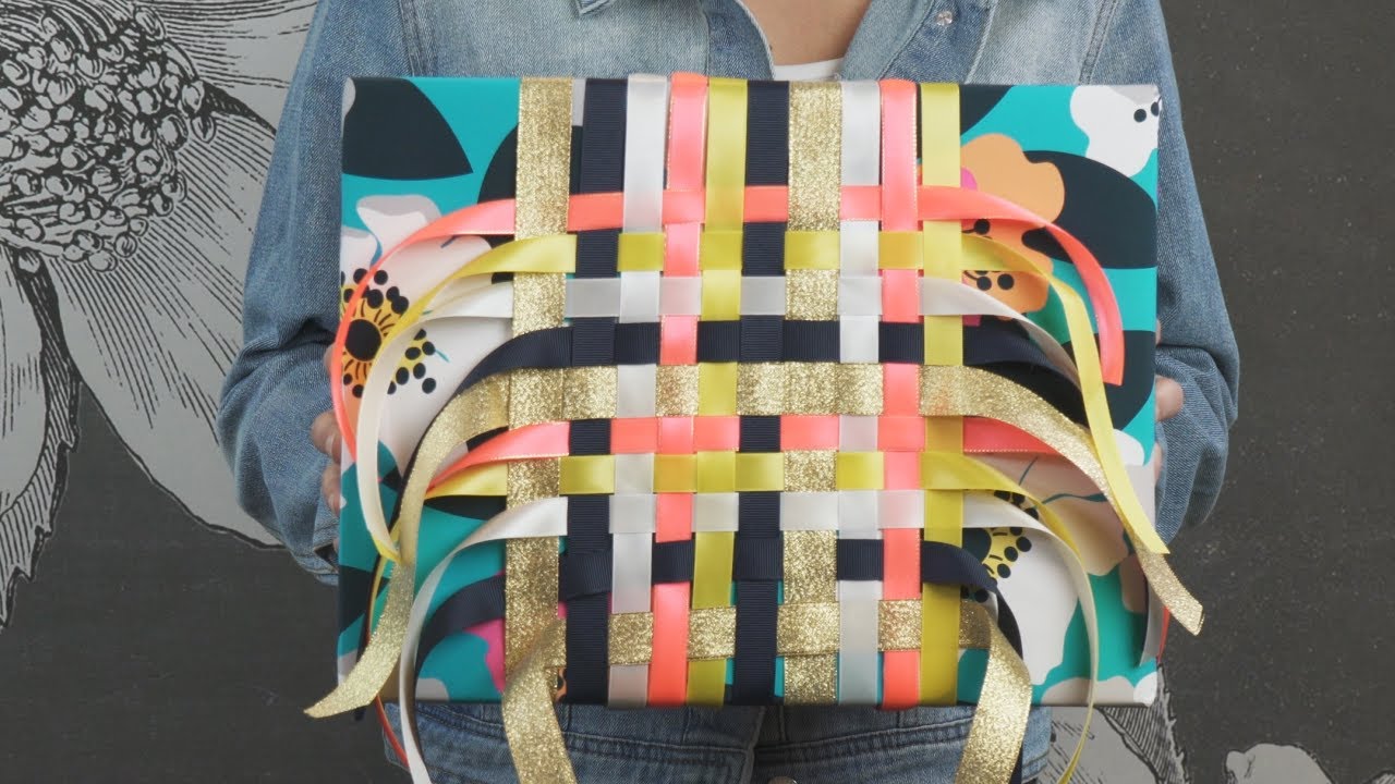 DIY Ribbon Gift Box - YouTube