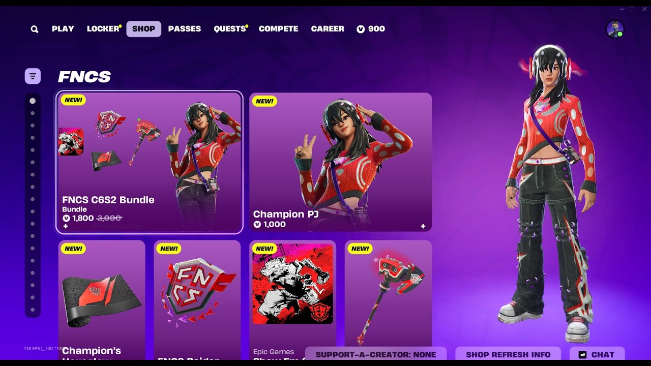 NEW Champion PJ Skin Fortnite Item Shop April 15th 2025 - YouTube