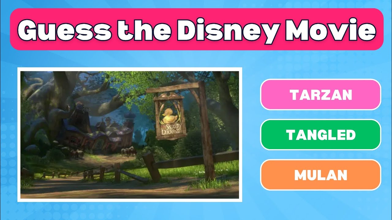 Guess The Disney Movie by Landscape - YouTube