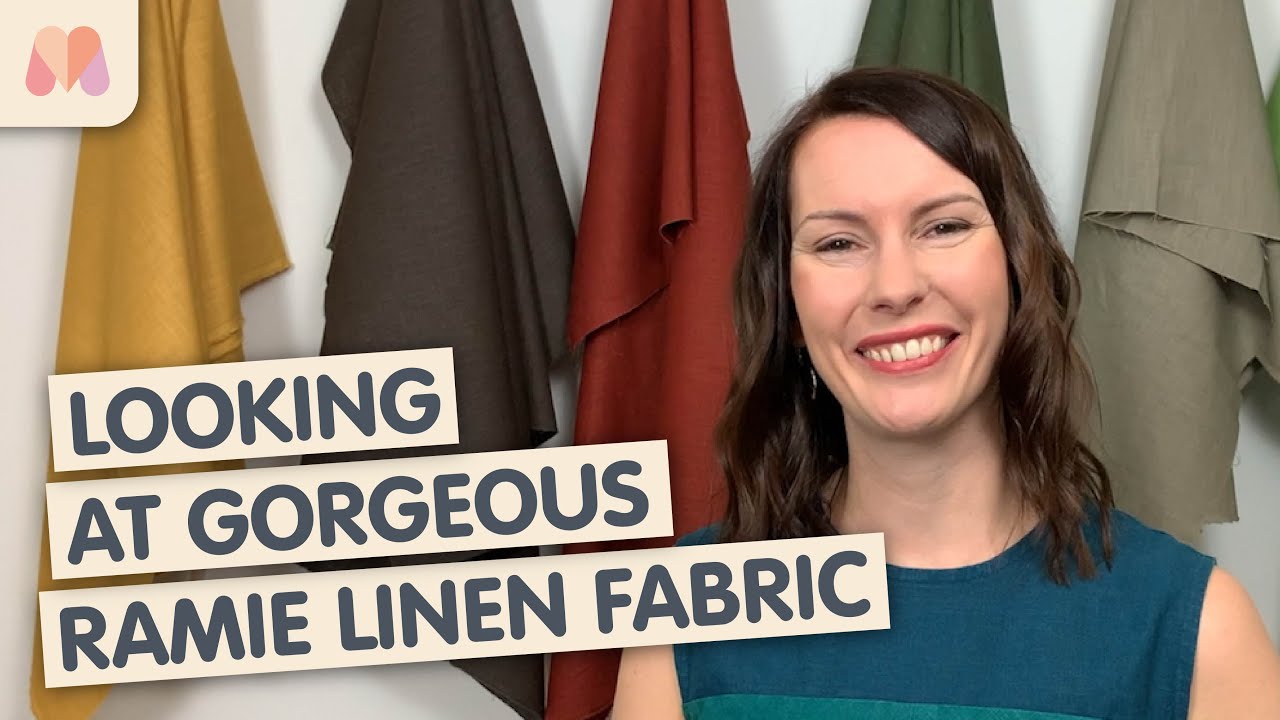 Ramie Linen Fabric Showcase: Discover Sustainable Fashion! - YouTube