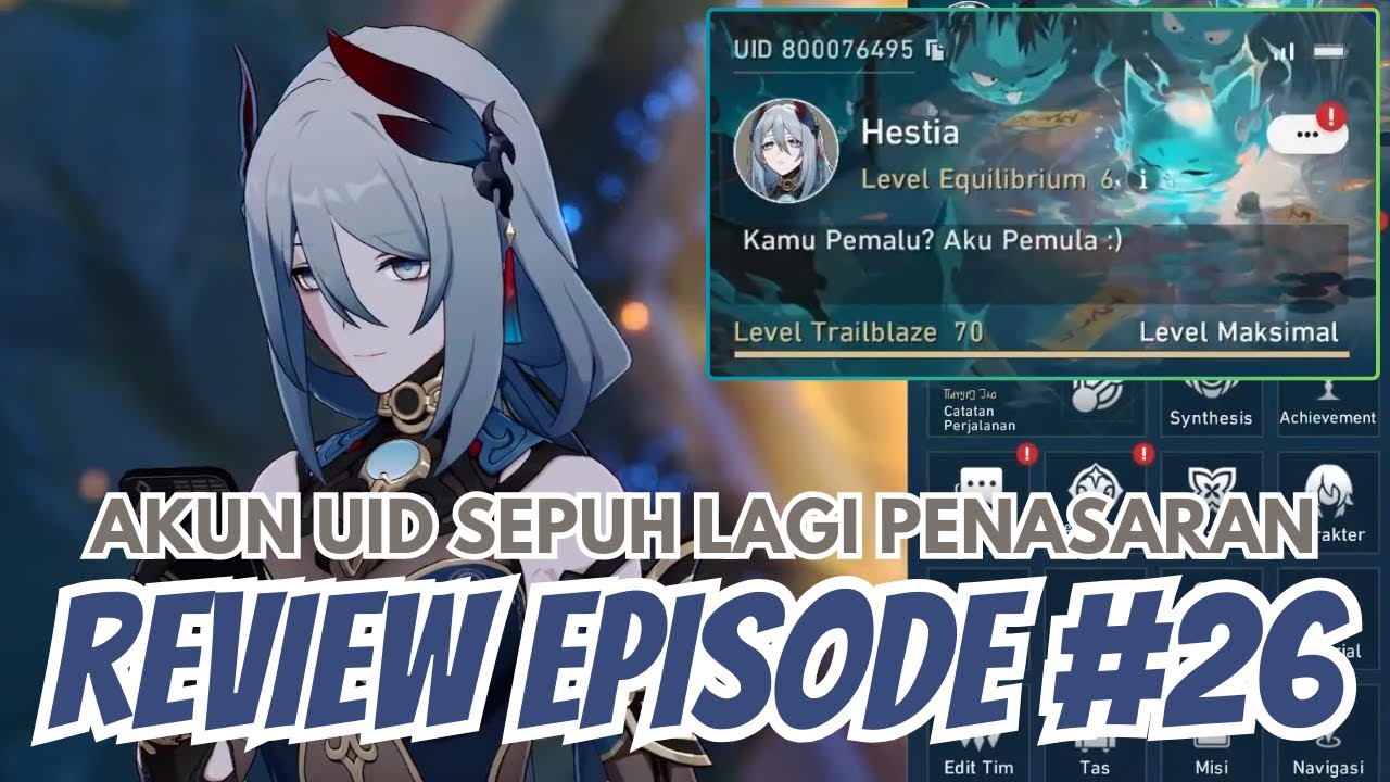 REVIEW AKUN " UID SEPUH 8000 MENYERANG GIMANA ISI YA SIH " HSR | HONKAI ...