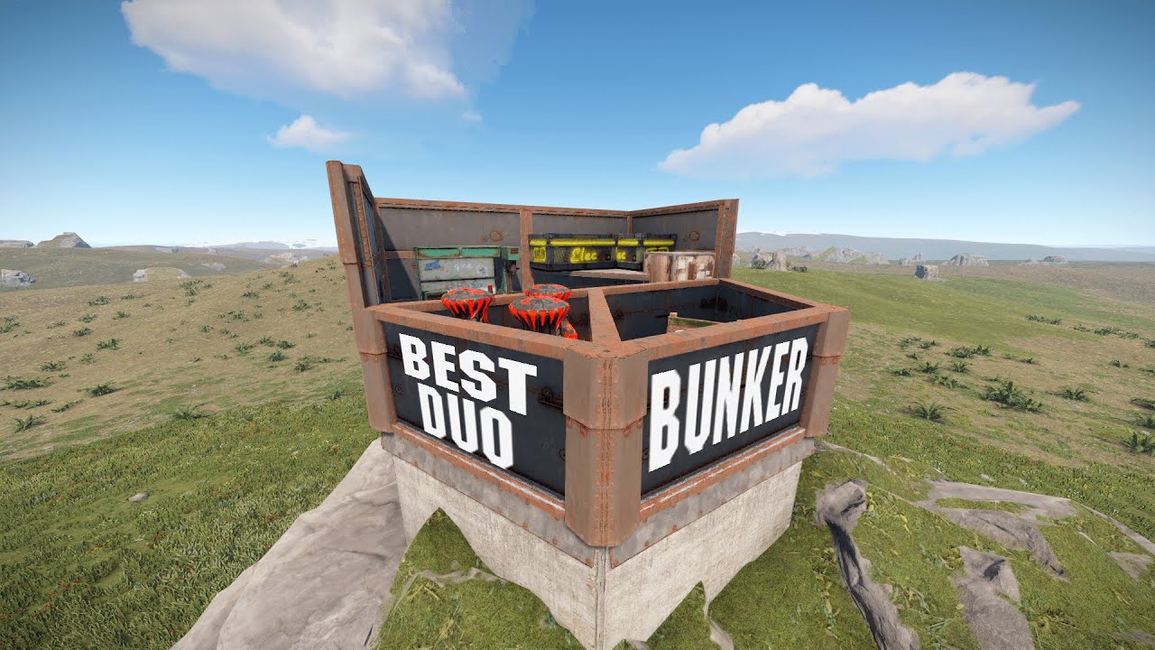 BEST BUNKER for DUO | Rust Base Design 2023 - YouTube
