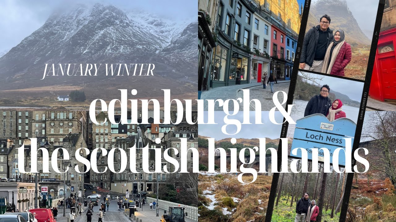Edinburgh and Scottish Highlands in January - YouTube