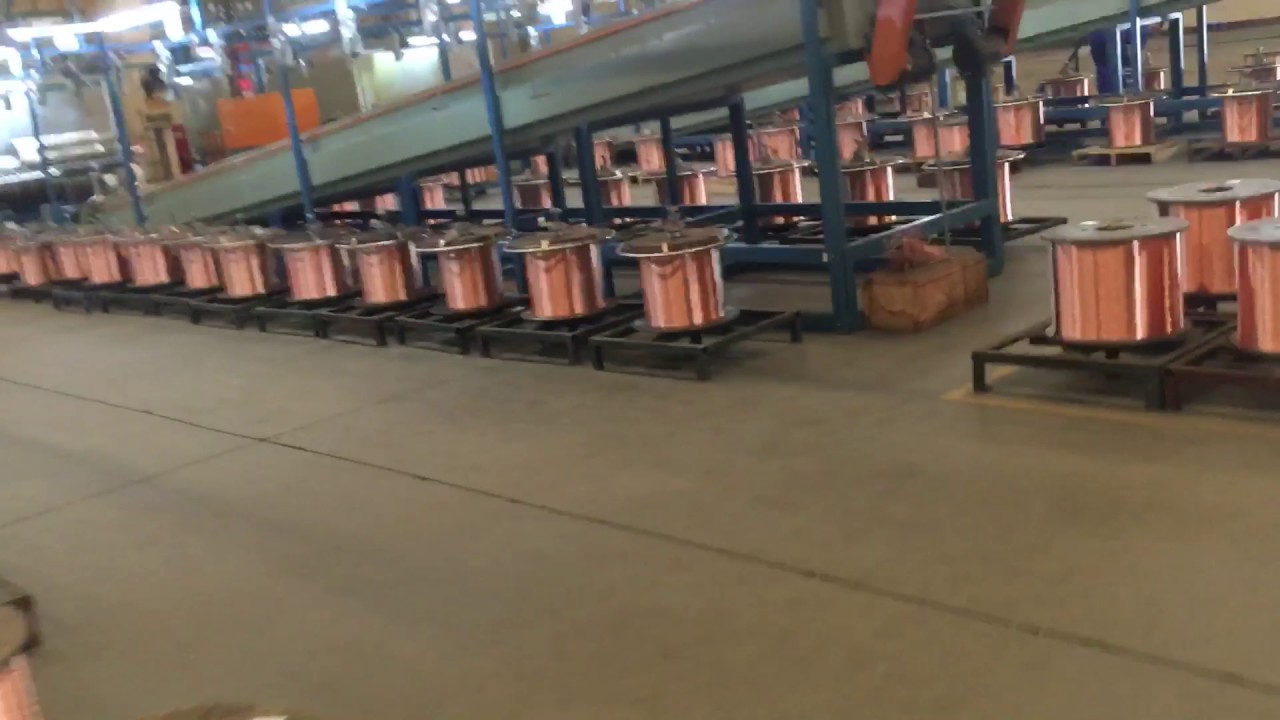Copper wire / aluminum wire Enamelling machine - YouTube