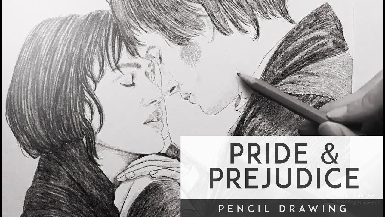 Pride And Prejudice | Pencil Drawing - YouTube
