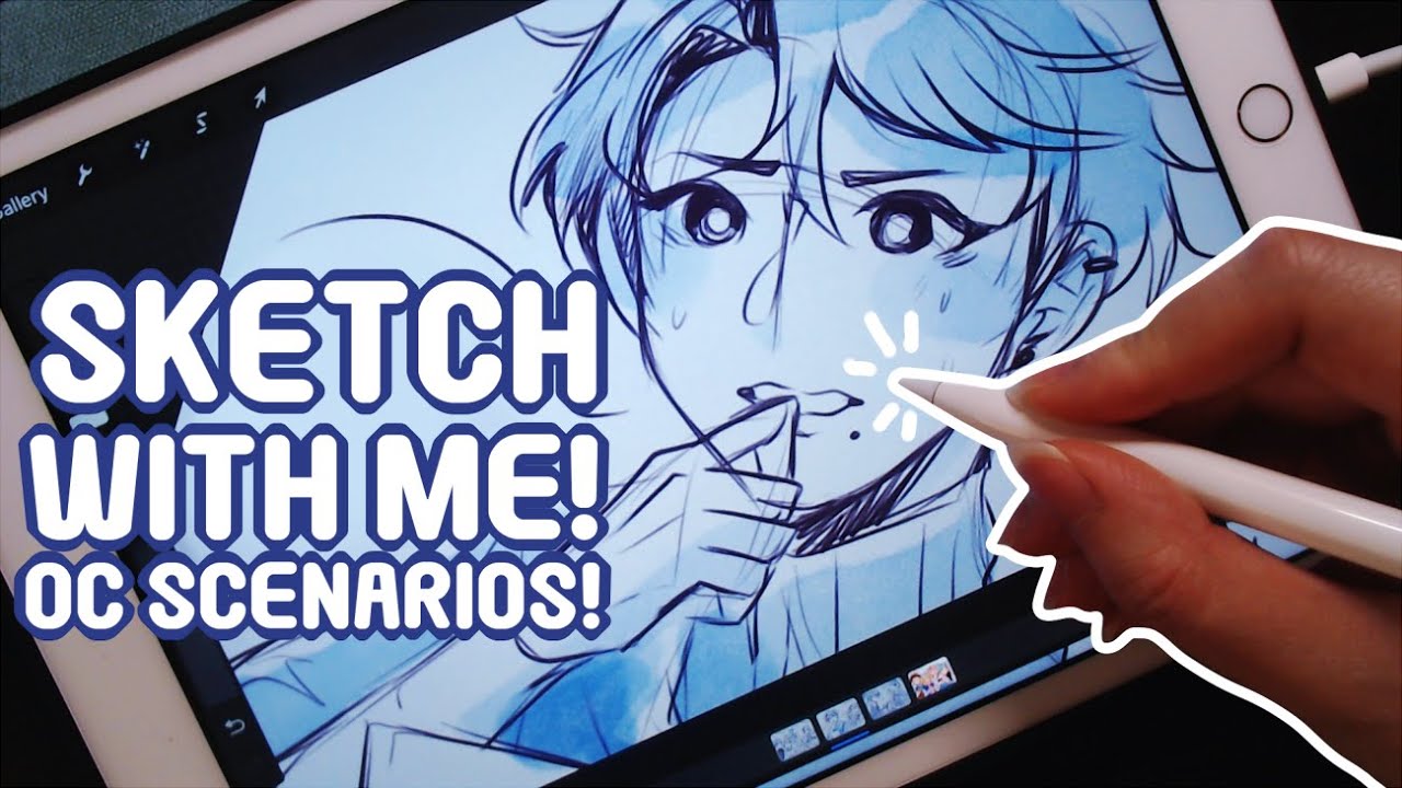 Drawing Suggested OC Scenarios! - YouTube