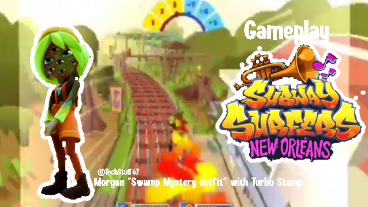 Subway surfers Gameplay | Morgan (Swamp mystery outfit) with Turbo ...