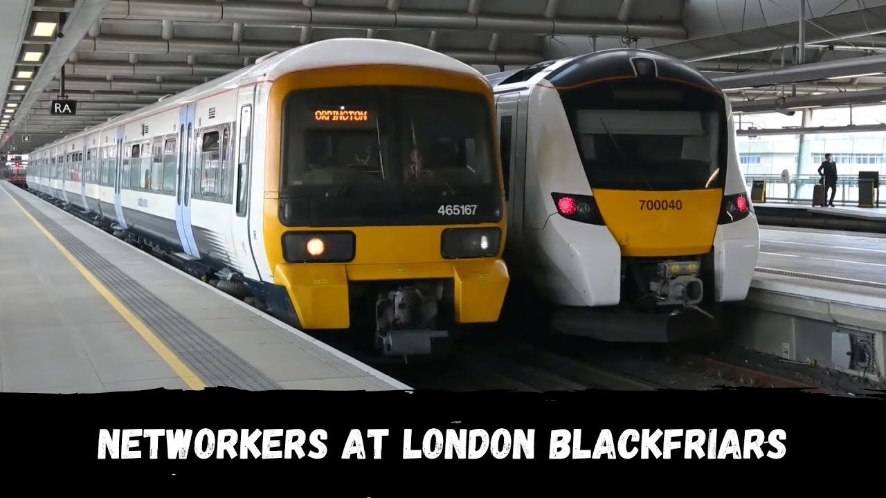 Southeastern Networkers (Class 465) arrive and depart London ...
