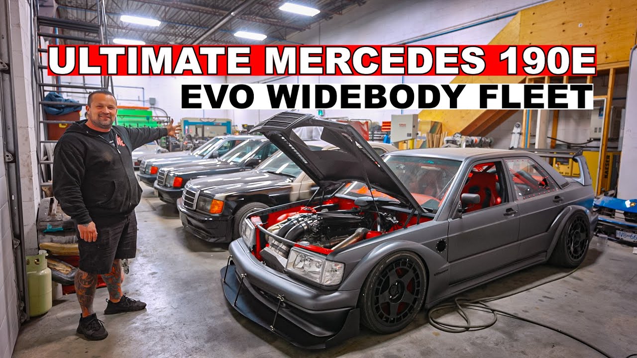 Building the Ultimate Mercedes 190E Evo 2 Fleet - 5 Custom Cars - YouTube