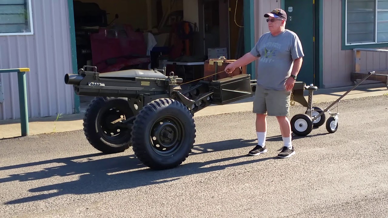 Replica Pack 75mm Howitzer Firing - YouTube