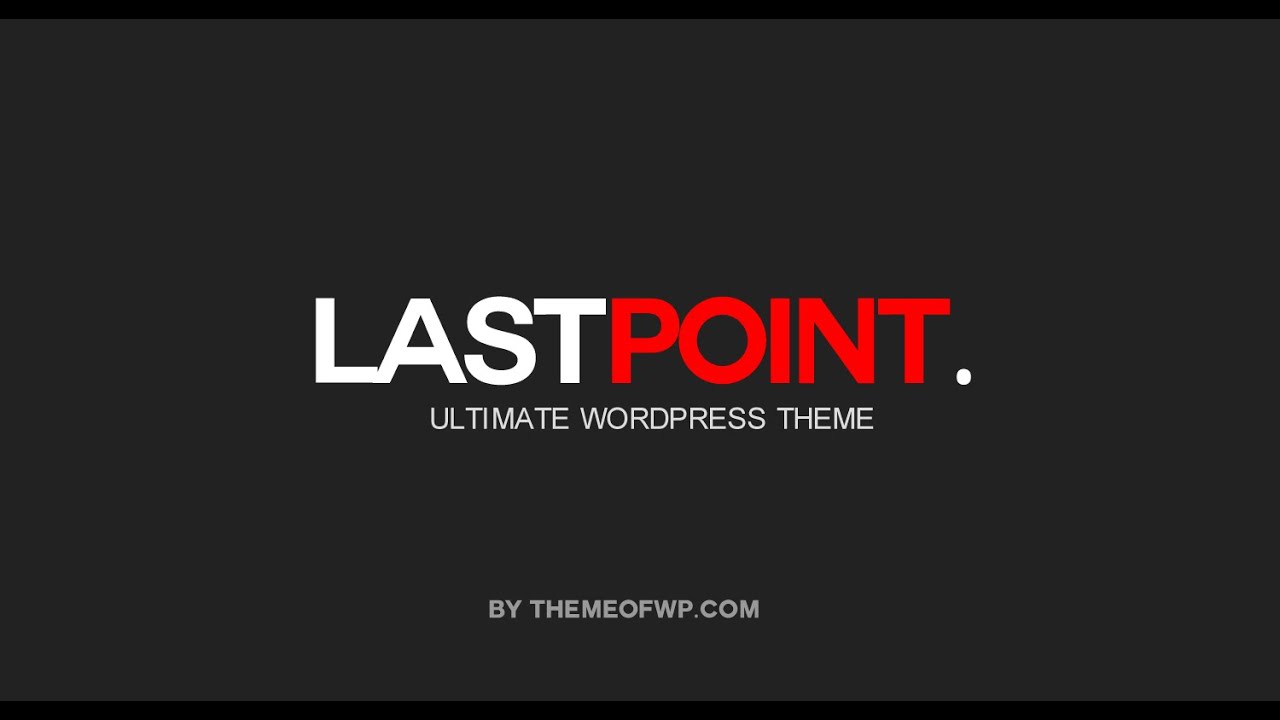 7 - LastPoint WordPress Theme using images in megamenu images - YouTube