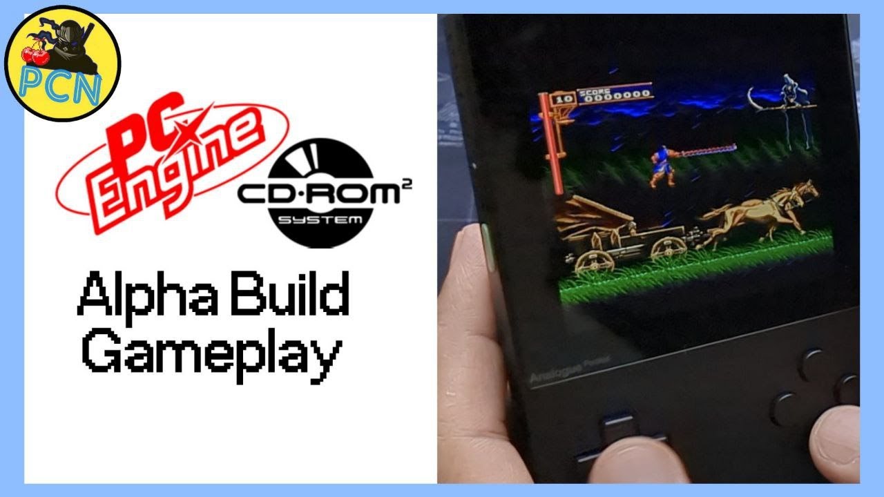 PC-Engine-CD/TurboGrafx-CD Alpha Build Gameplay ANALOGUE POCKET by ...