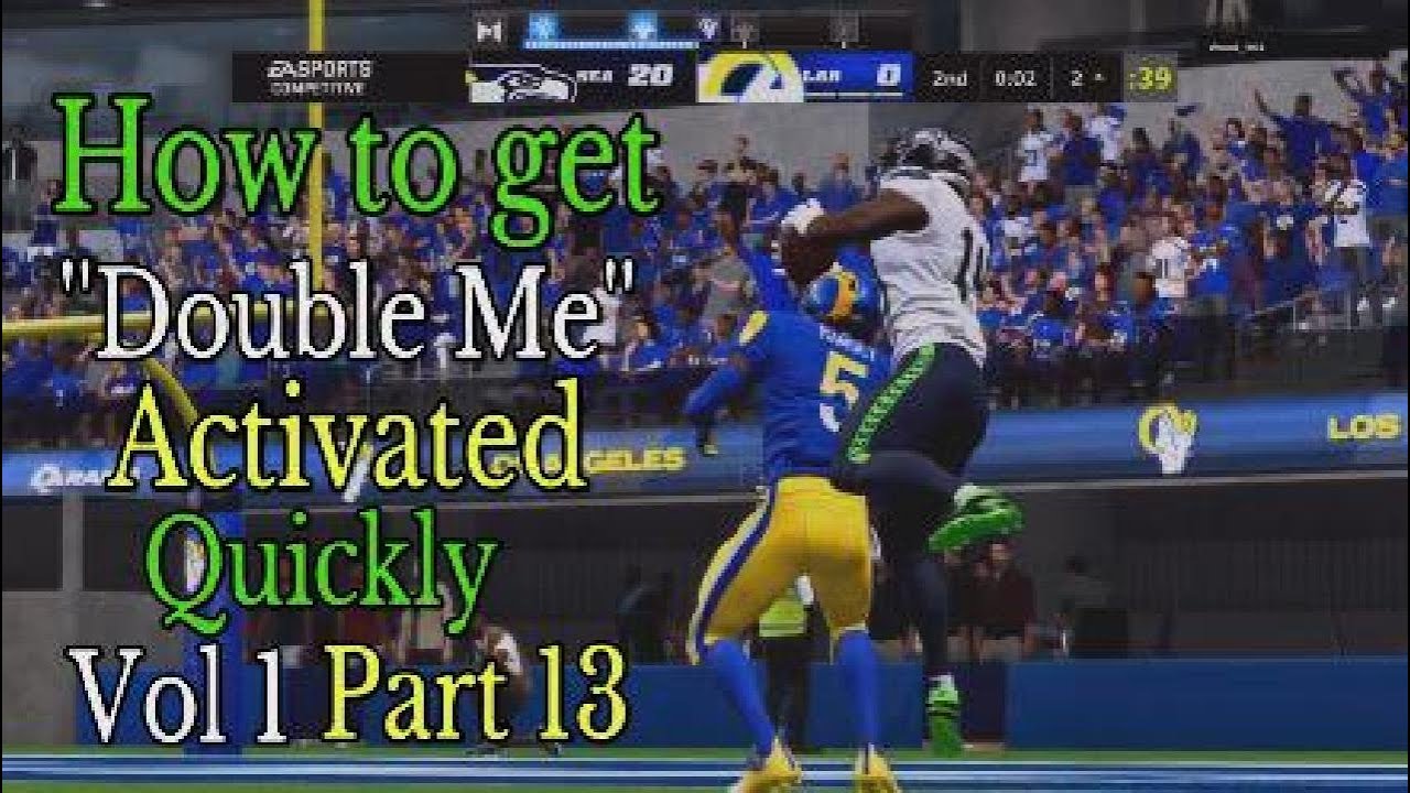 How to get "Double Me" Activated Quickly Madden 22 Next Gen - YouTube