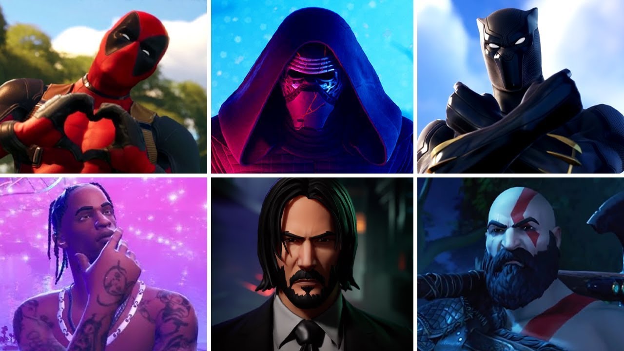 Fortnite All Crossover Trailers and Cutscenes (2017 to 2021) - Marvel ...