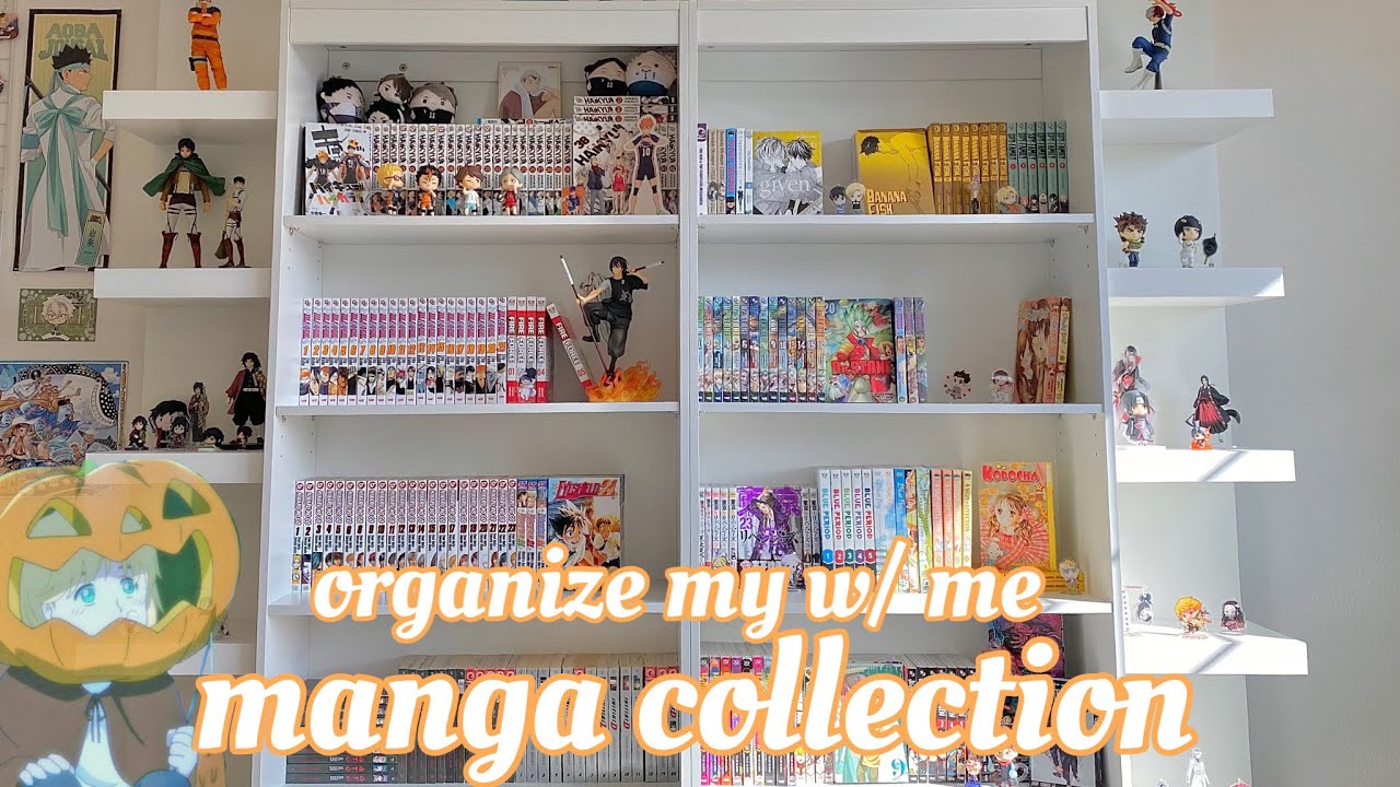 Organize my manga collection with me - YouTube