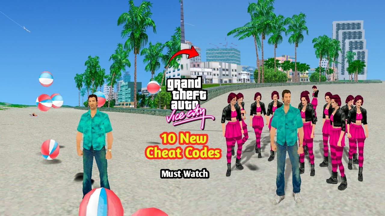 GTA Vice City _ Top 10 New Ultimate Cheats Codes (Must Try) | Faizan ...