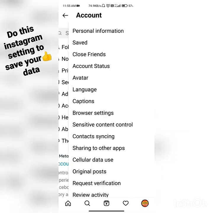 Do This Instagram Trick To Save Your Data馃憤 Youtube
