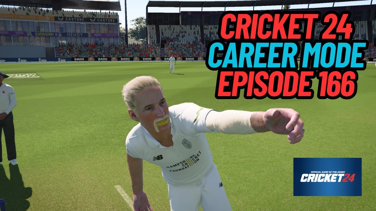 SANDY IS BACK AT HAMPSHIRE FOR A RELGATION SCRAP (CRICKET 24 CAREER ...
