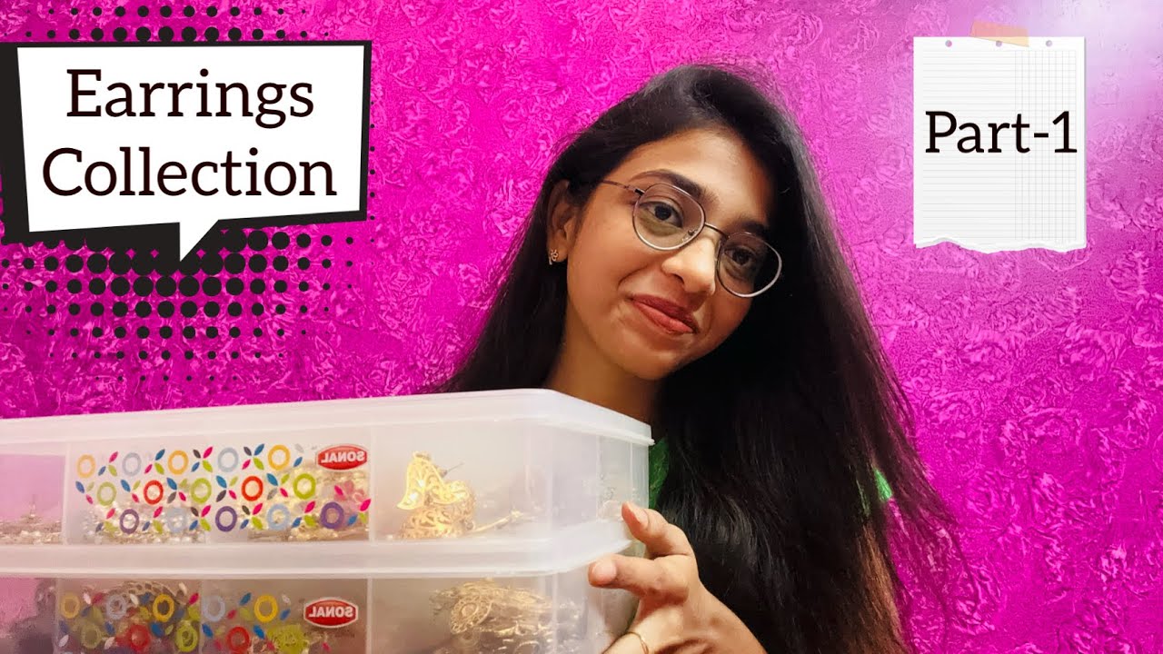 My Earrings Collection🧡| Part 1| Ethinic and Fancy earrings collection ...