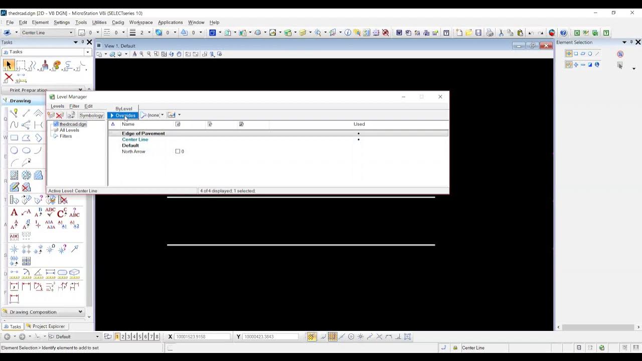 How to use overrides- Microstation Tutorials - YouTube