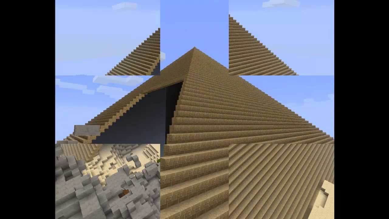 Minecraft Cheops Pyramide - YouTube