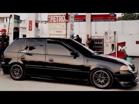 Suzuki Cultus Black Modified | Gujranwala | Pakistan - YouTube