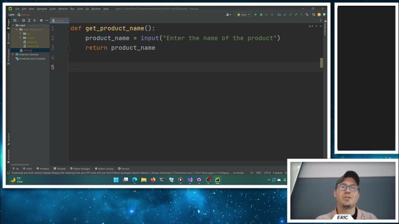 CIS 1501 - CS1 for Data Scientists ( Python ) - Functions & Strings- Fall 2022 - YouTube