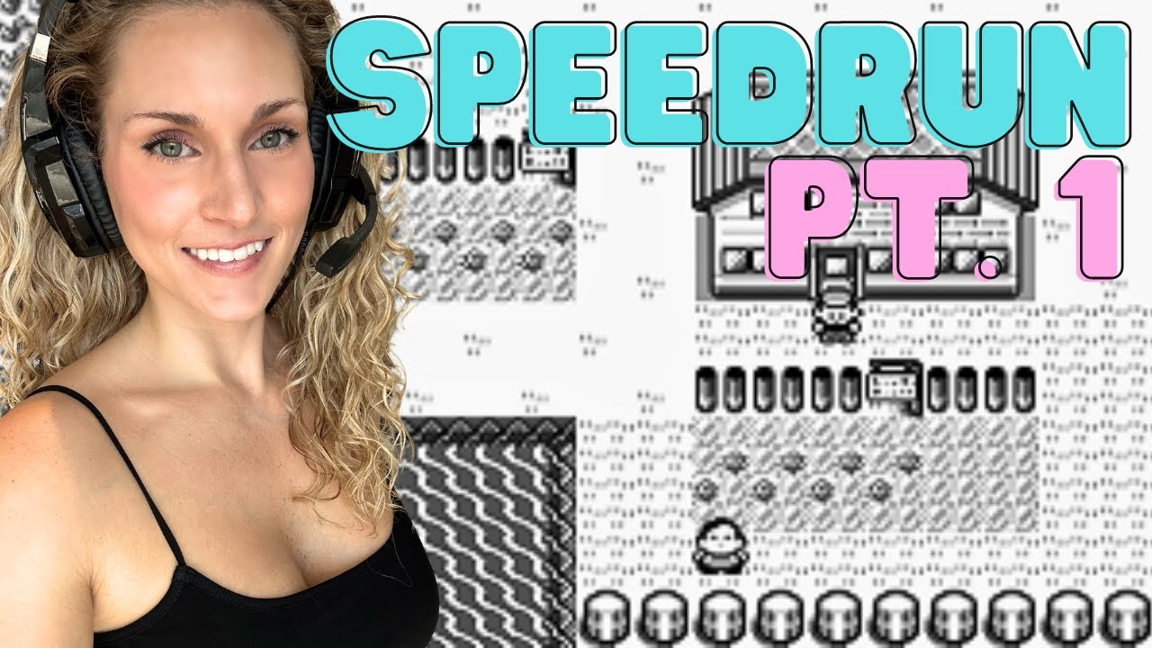 Pokemon Red Full Playthrough (Speedrun, no codes) Part 1 - YouTube