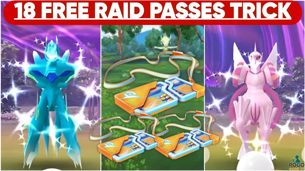 How Get 18 FREE Raid Passes in Pokémon Go During The Origin Raid Day ...