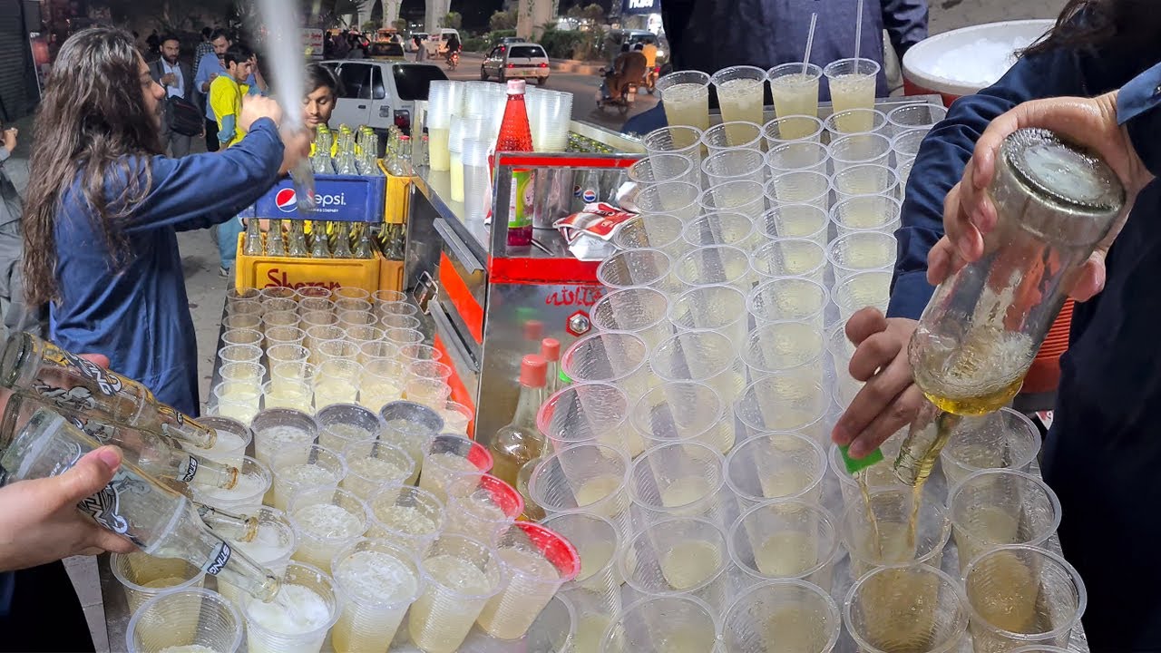Papu Jee Lemon Soda Water | Nonstop Lemon Soda | Famous Roadside Lemon ...