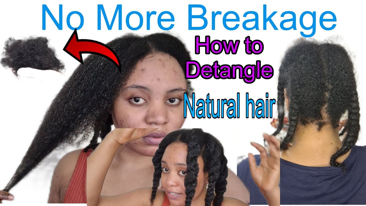 Learn How To Detangled Your Natural Hair with NO Breakage - Results ...