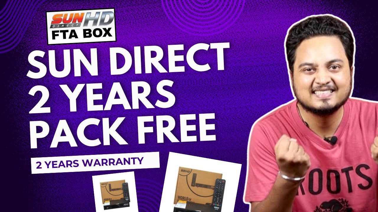 Sun Direct Launches 2 Years Super FTA Plan 🔥| Sun Direct HD Box Order ...