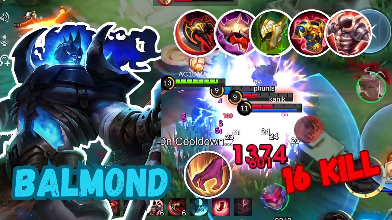 BALMOND JUNGLE HYPER TANK BUILD 2024! MOBILE LEGENDS - MLBB - YouTube