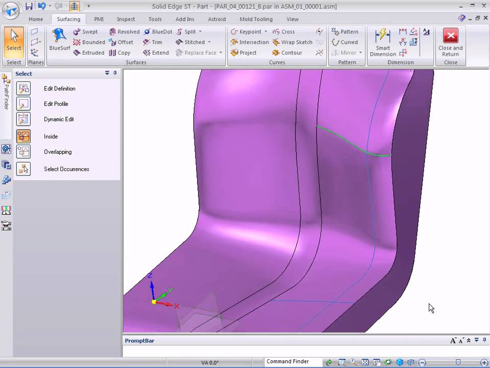 Solid Edge ST2 - Ironeagle - Bluesurf - YouTube